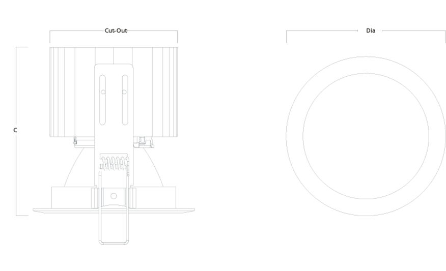 i1 - Recessed compact professional downlight | Tamlite Lighting United ...