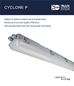 CYCLONE P - IP66 Polycarbonate weatherproof luminaire | Tamlite Lighting
